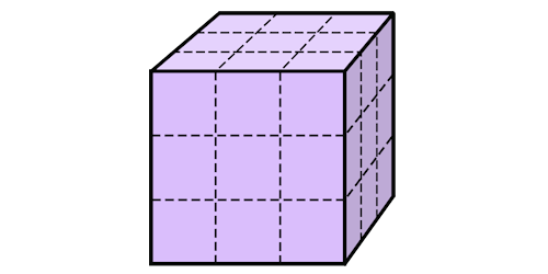 Answer to Riddle #82: Cutting a 3-inch cube.
